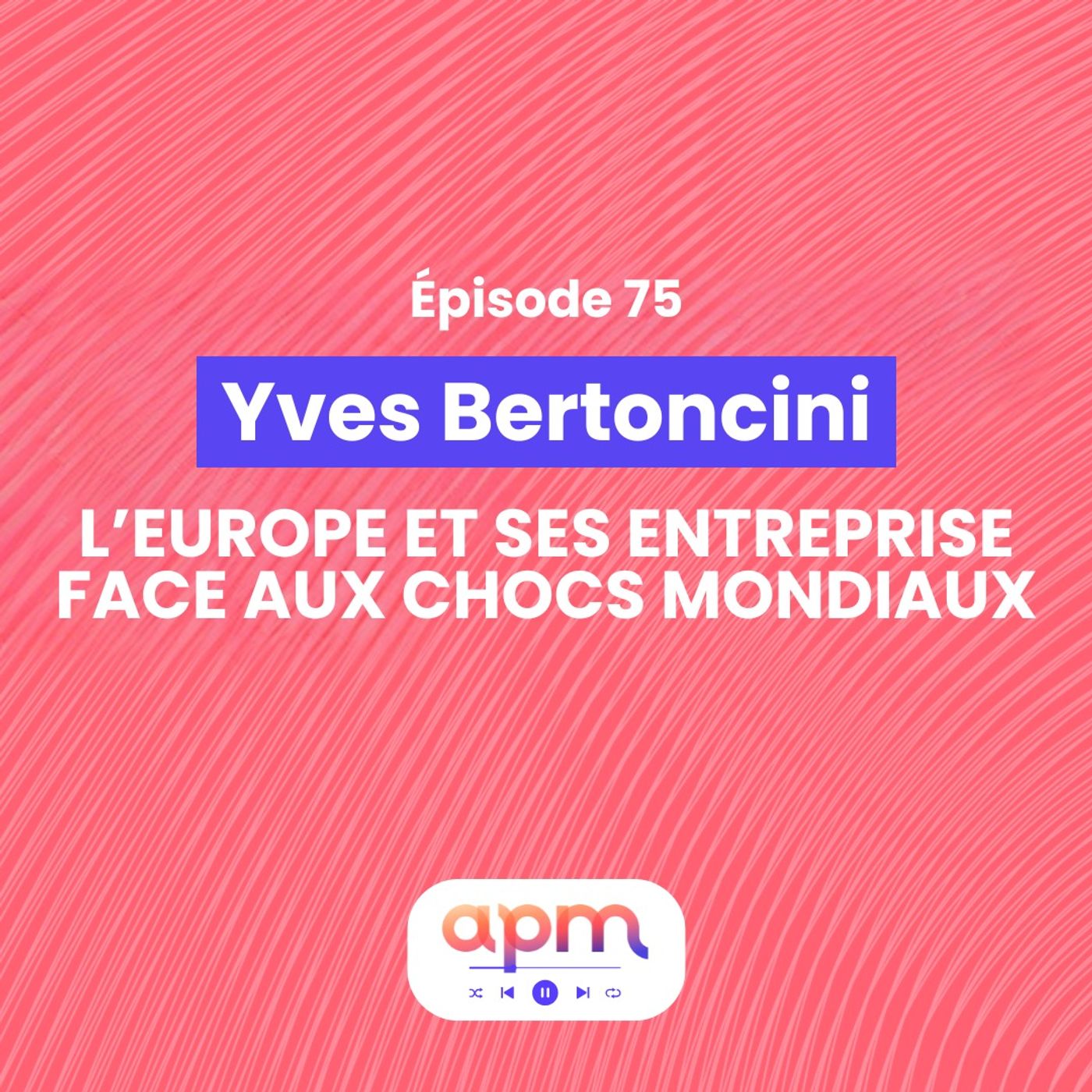 Yves Bertoncini - L'Europe et ses entreprises face aux chocs mondiaux - APM
